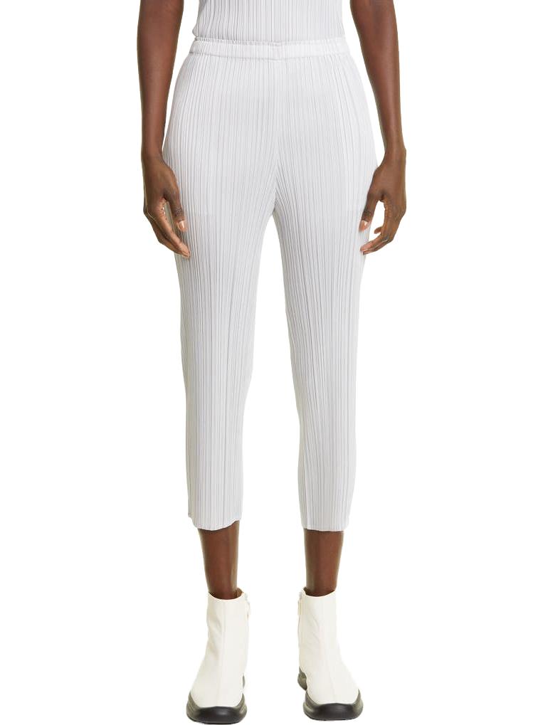 ISSEY MIYAKE Issey Miyake Pleated Crop Skinny Pants